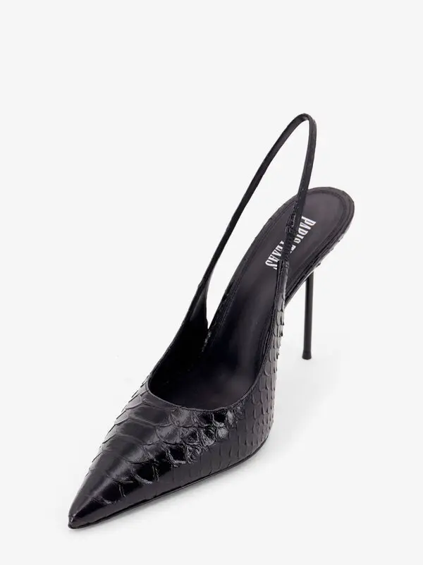 Paris Texas Lidia Pump In Leather With Python Print