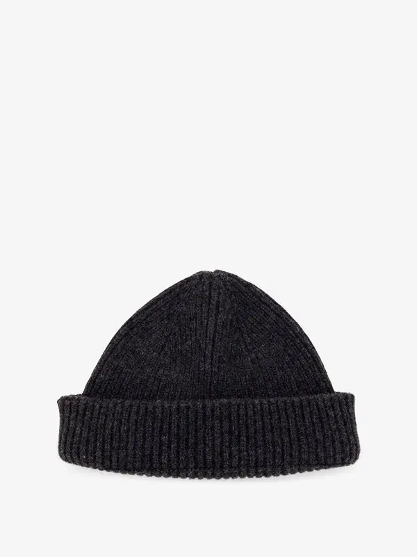 AMARANTO Wool And Cashmere Hat - Grey