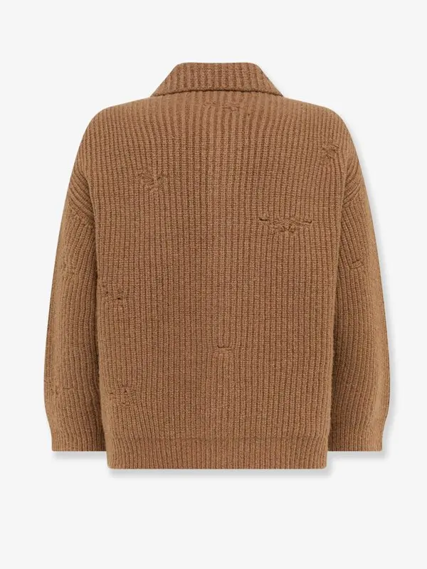 LANEUS Ribbed Wool Jacket