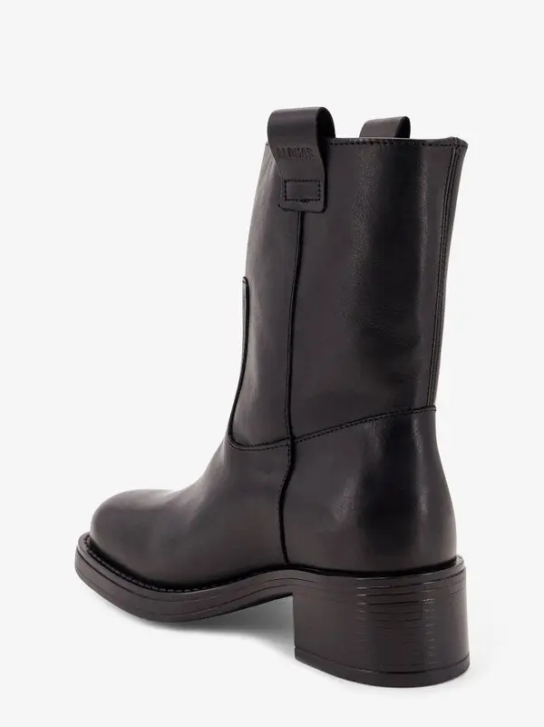 ALOHAS Rajan Leather Ankle Boots - Black