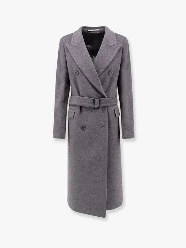 Tagliatore Jole Cashmere Coat With Belt