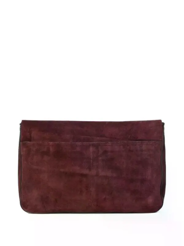 Pinko Love Birds Suede Shoulder Bag - Red