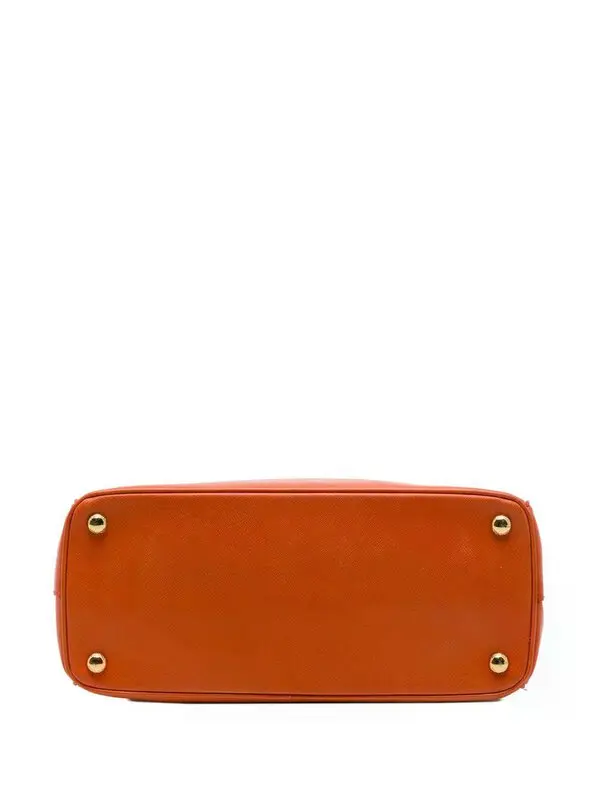 Prada 2013-2026 Small Saffiano Lux Galleria Double Zip Satchel