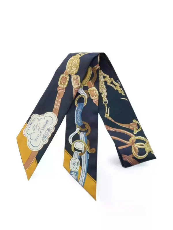Hermès 2010s Twilly Brides De Gala Scarf