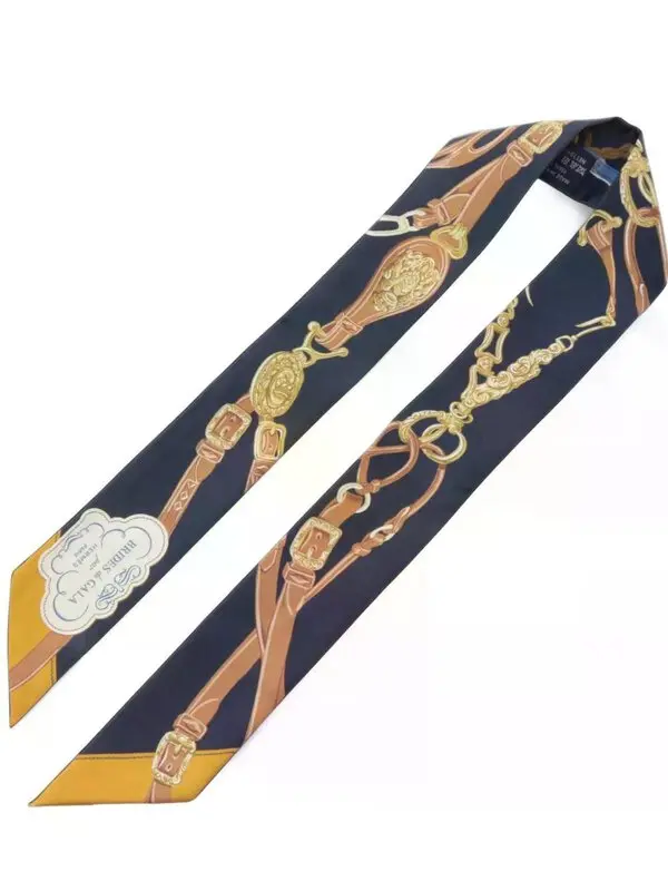 Hermès 2010s Twilly Brides De Gala Scarf