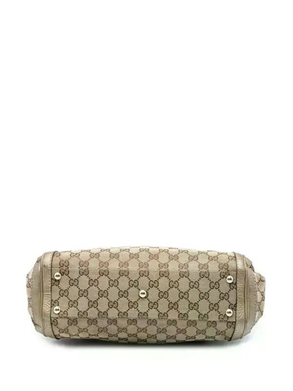 Gucci 2016-2026 Gg Canvas Bella Satchel - Gold