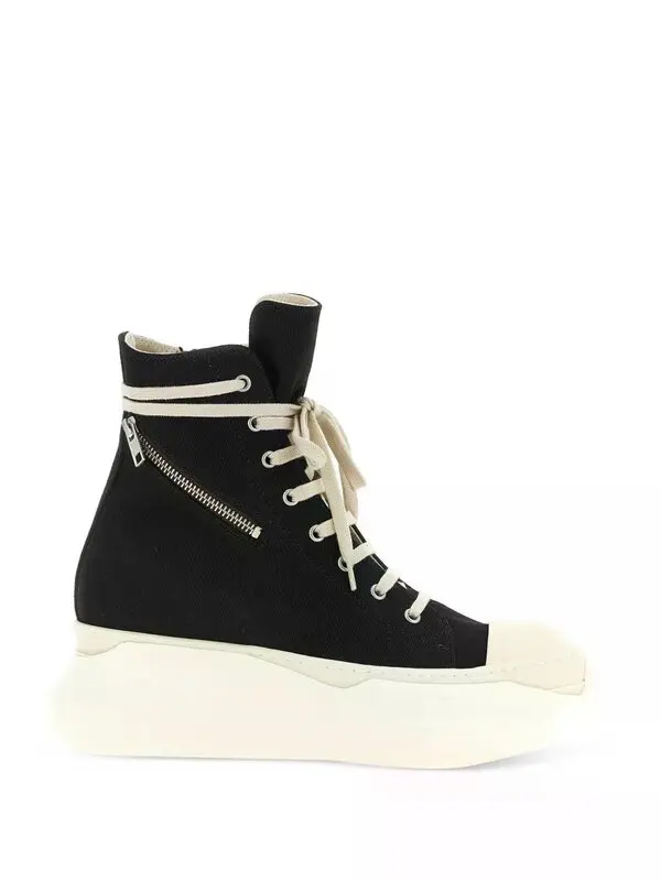 Rick Owens Cargo Abstract Sneakers - Black