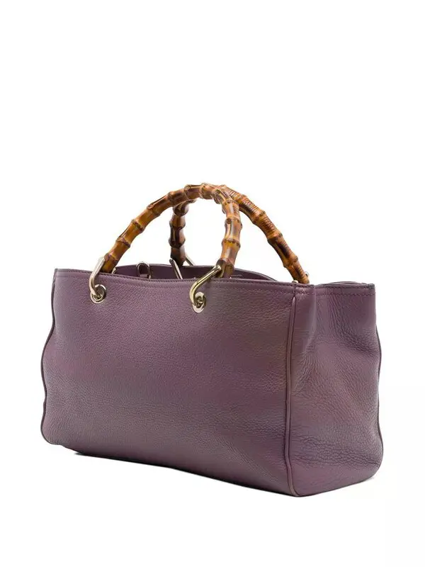 Gucci 2016-2026 Medium Calfskin Bamboo Shopper Satchel