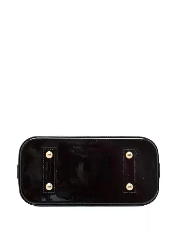 LOUIS VUITTON 2016 Monogram Vernis Alma Bb Satchel