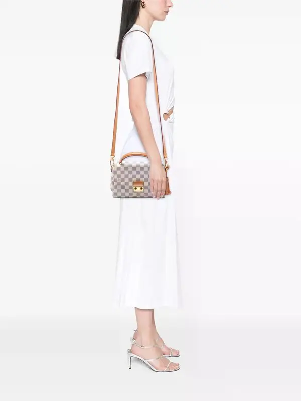LOUIS VUITTON 2017 Damier Azur Croisette Satchel