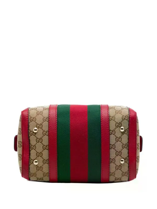 Gucci 2016-2026 Small Gg Canvas Web Joy Boston Bag Satchel