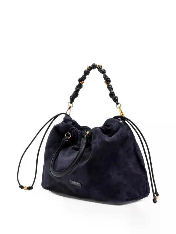 GIANNI CHIARINI Large Morgana Braided-handle Drawstring Shoulder Bag