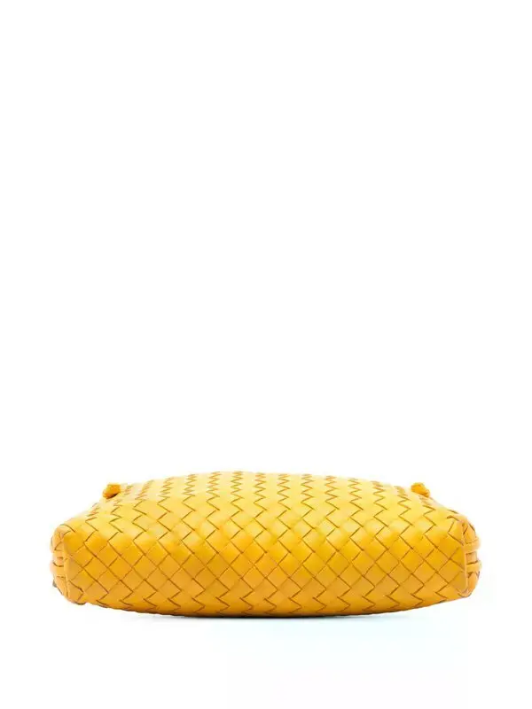 Bottega Veneta 2012-2026 Nappa Intrecciato Nodini Crossbody Bag - Yellow
