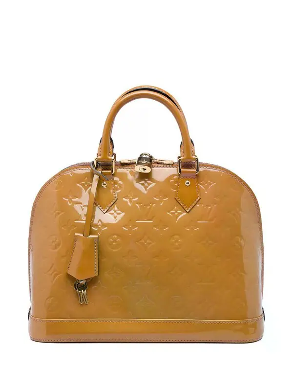 LOUIS VUITTON 2012 Monogram Vernis Alma Pm Handbag