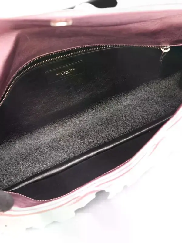 Saint Laurent 2010s Quilted Leather Clutch Bag