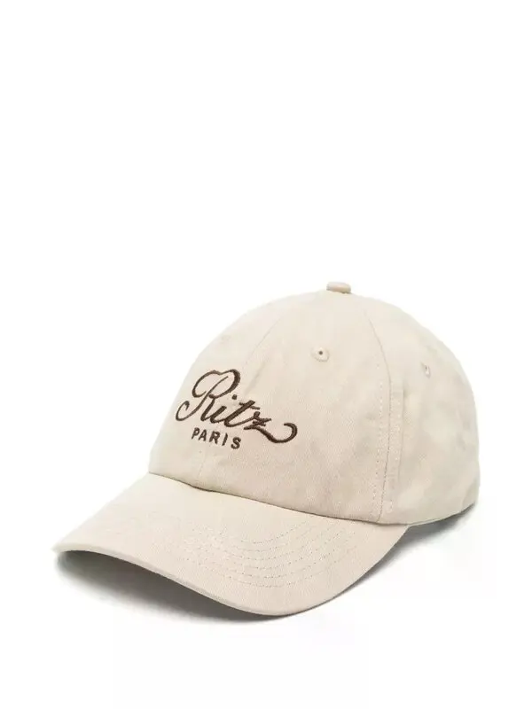 FRAME Ritz Paris Embroidered Baseball Cap - Neutrals