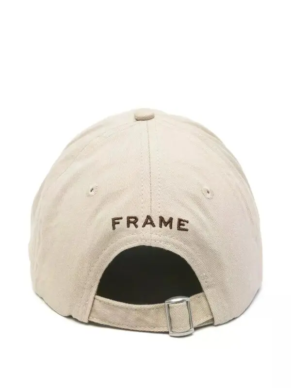 FRAME Ritz Paris Embroidered Baseball Cap - Neutrals