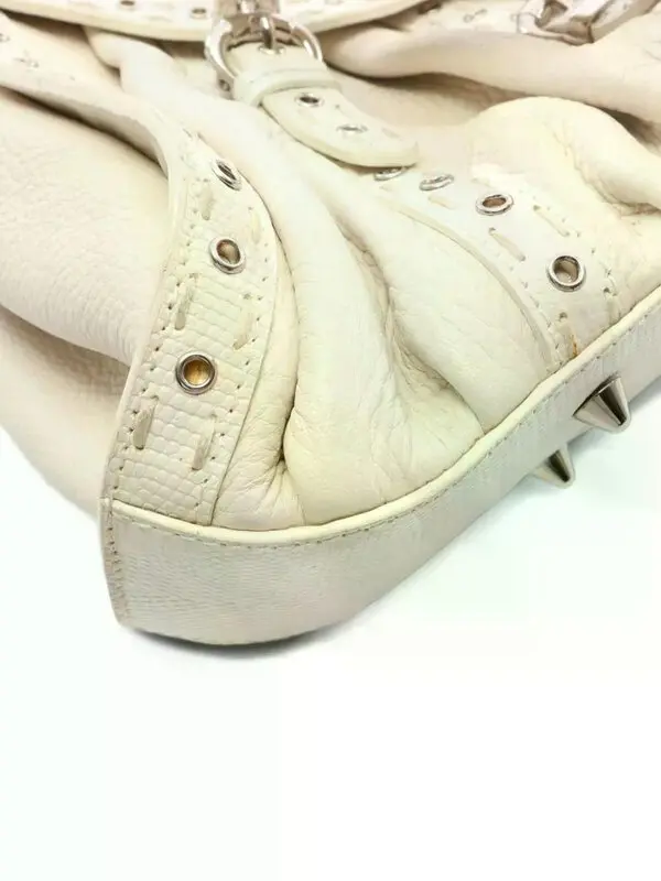 Dior 2000s Savane Chic Leather Tote Bag