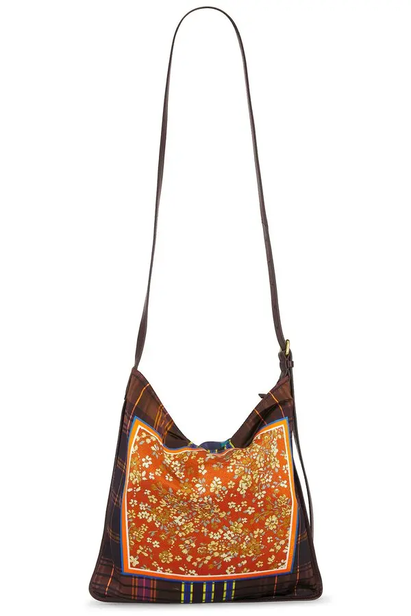 Dries Van Noten Small Scarf Print Shoulder Bag