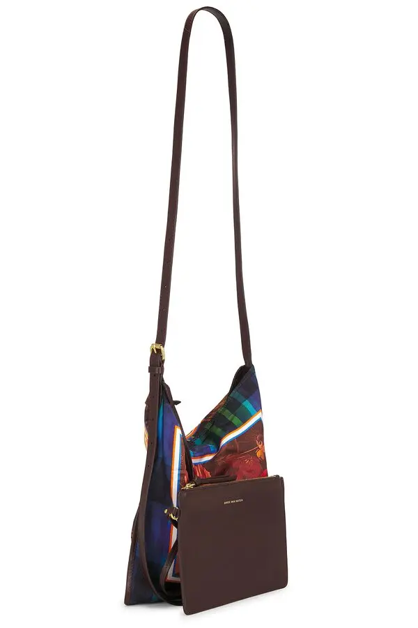Dries Van Noten Small Scarf Print Shoulder Bag