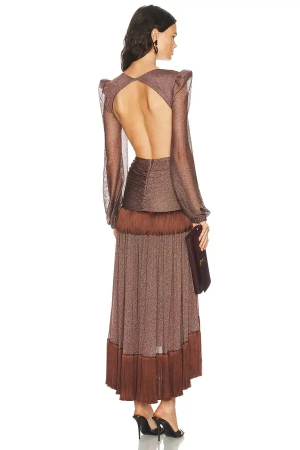 PatBO Alicia Tulle Long Dress