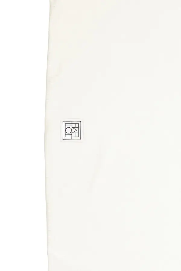 TOTEME Jersey Sleeve Scarf In Cream