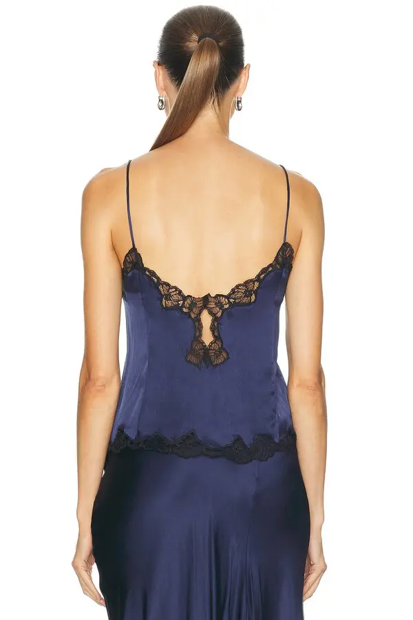 Isabel Marant Étoile Amael Top In Navy - Midnight