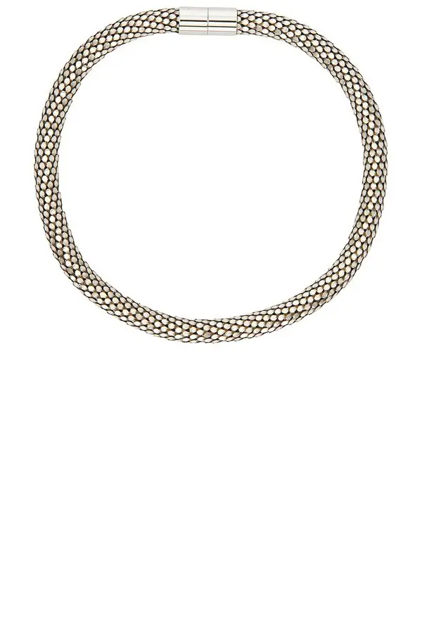 Isabel Marant Étoile Short Necklace In Metallic - Silver