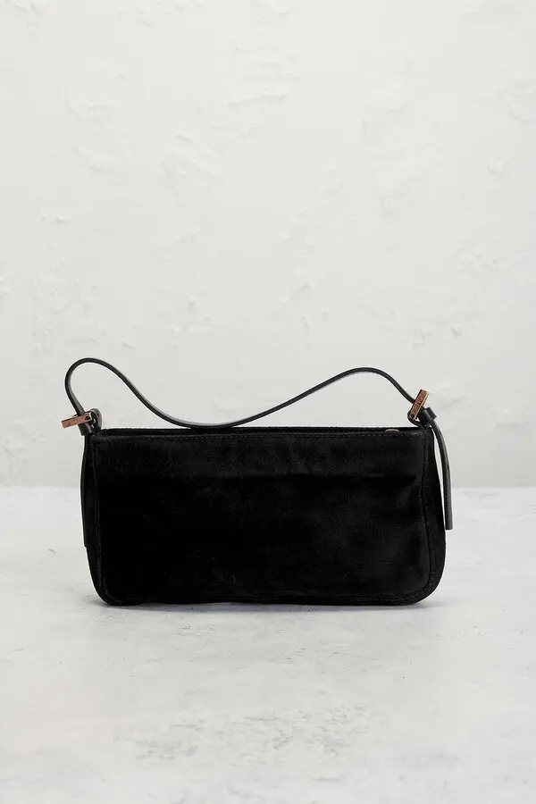 Fendi Suede Pochette Shoulder Bag