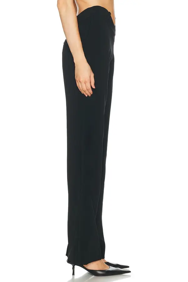 JEAN PAUL GAULTIER Wavy Waistband Tailoring Trouser