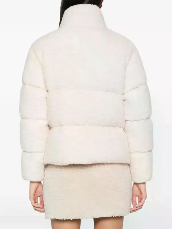 Moncler Nitidule Cable-knit Padded Jacket