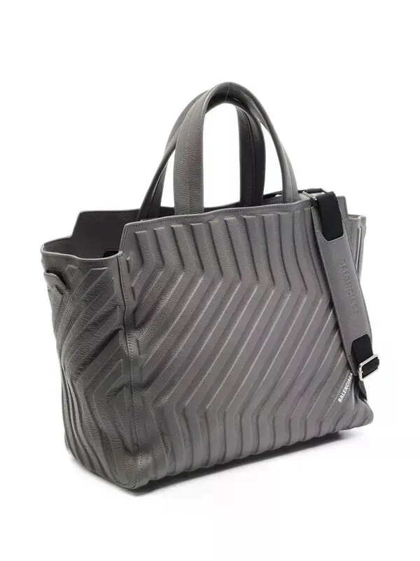 Balenciaga Car East West Embossed Tote Bag