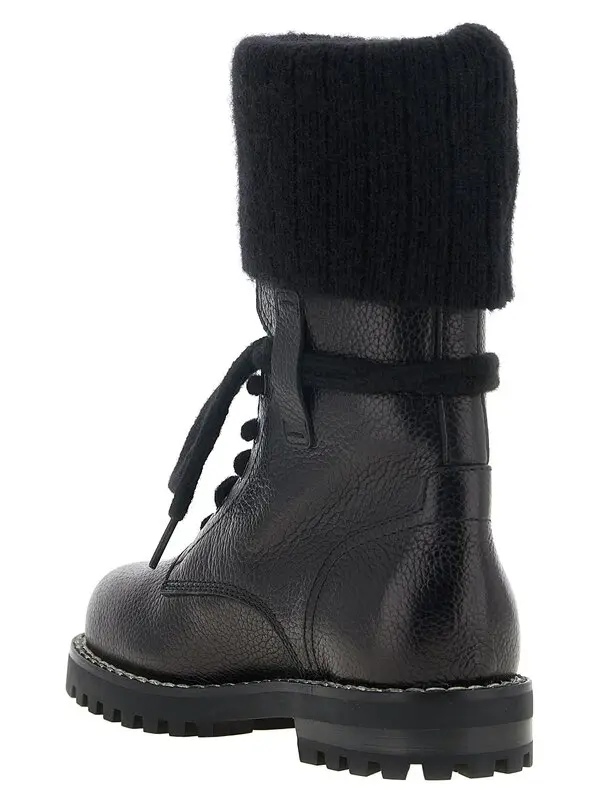 Fendi Commando' Ankle Boots - Black