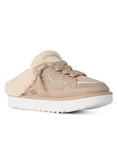 Pink Ugg® Lowmel Mules - Beige