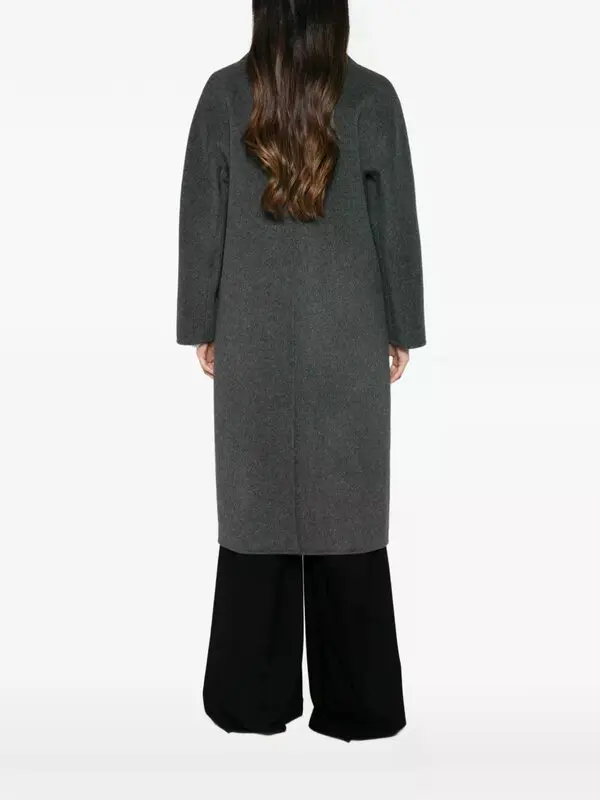 Alpha Studio Double-breasted Notched-lapel Coat