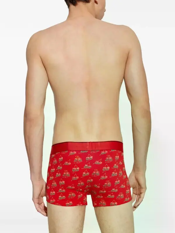DIESEL® Cherry-print Logo-waistband Boxers
