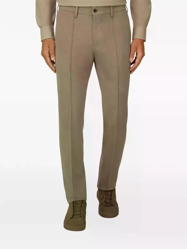 Boggi Milano Trousers In Cotton-blend Jersey