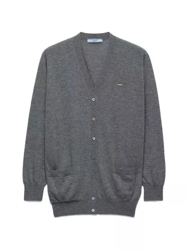 Prada Cashmere Cardigan - Grey