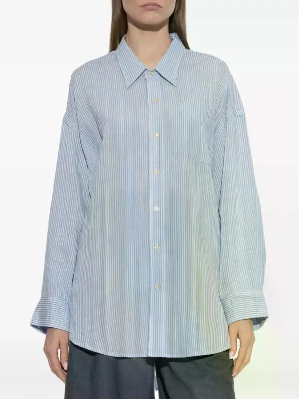R13 Striped Oversized Shirt