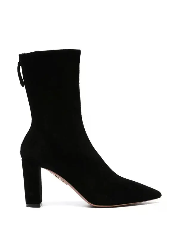 AQUAZZURA Saint Honoré Block Booties 85