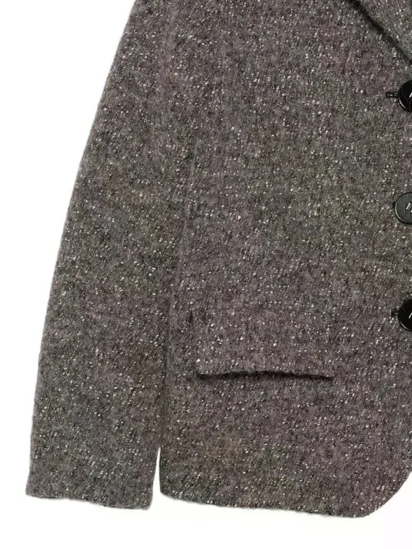 TELA Solare Single-breasted Textured Coat