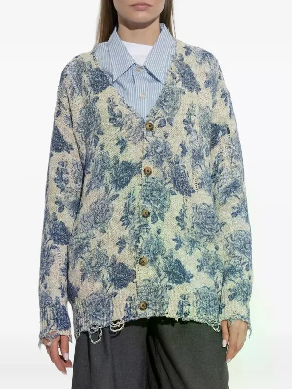 R13 Printed Cardigan Floral