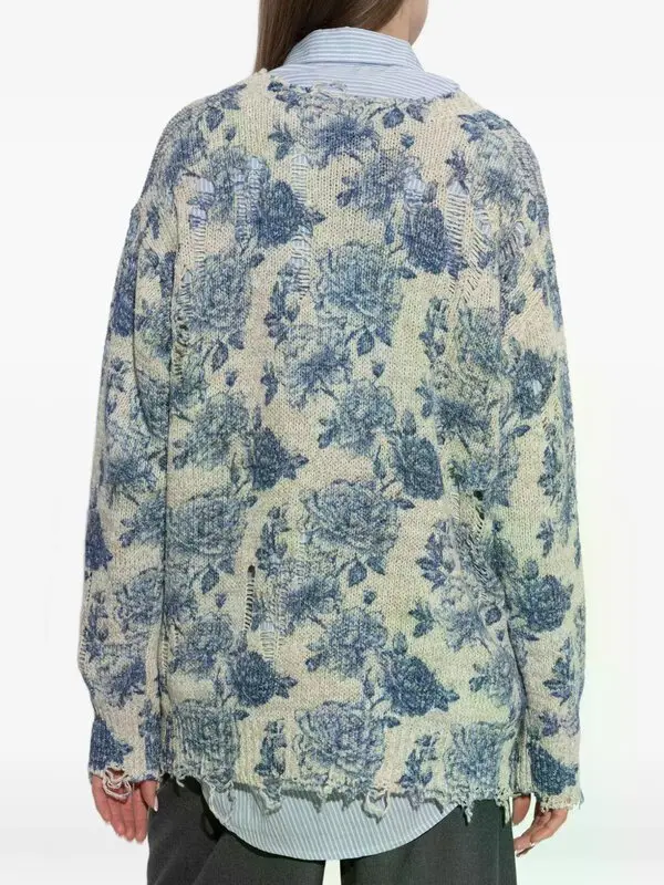 R13 Printed Cardigan Floral