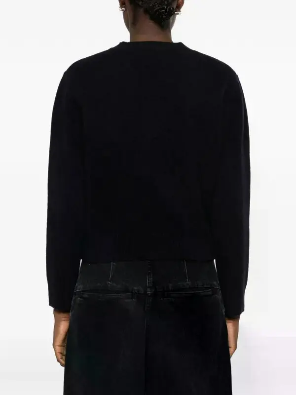 A.p.c. Anna Logo-intarsia Wool Sweater