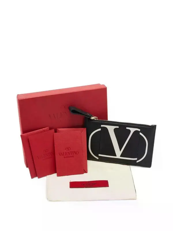 Valentino Garavani Escape Vlogo Zip Card Holder