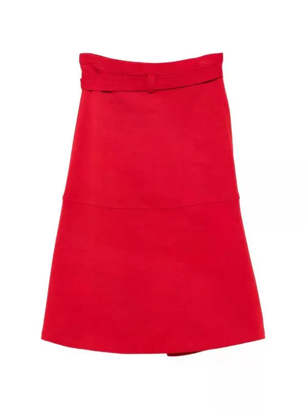 TELA Beatrix Wrap-style Mini Skirt