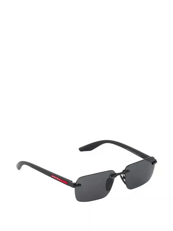 Prada Rectangle-frame Sunglasses - Black