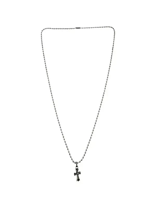 Chrome Hearts Baby Fat Diamond Cross Necklace