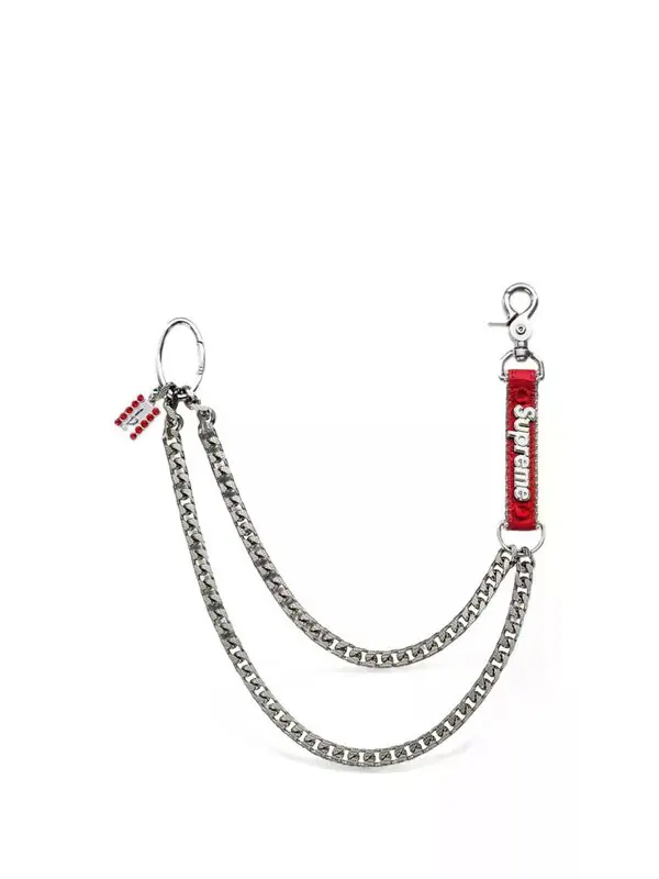 Supreme X B.b. Simon Crystal-embellished Chain