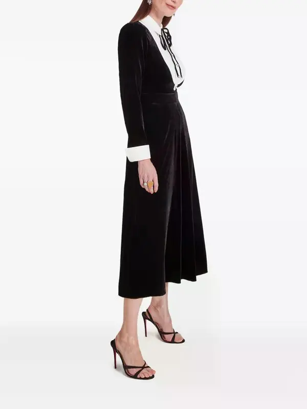 TEMPERLEY LONDON Eliana Velvet Midi Dress